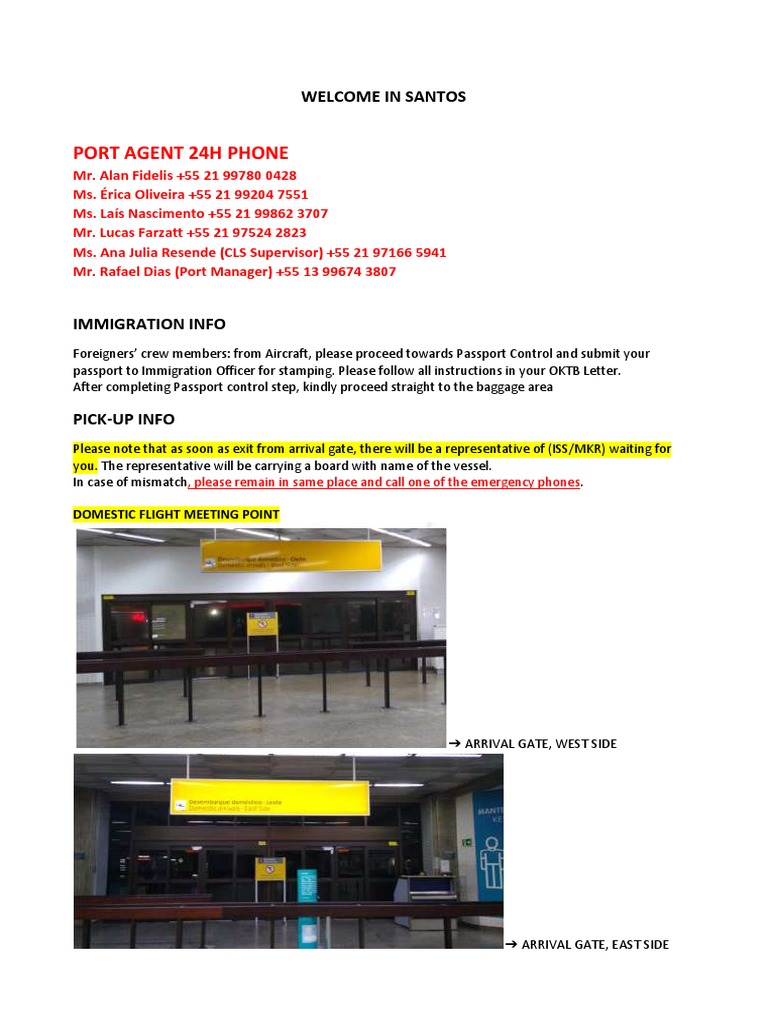 Crew Portal Santos Upd22nov21 | PDF