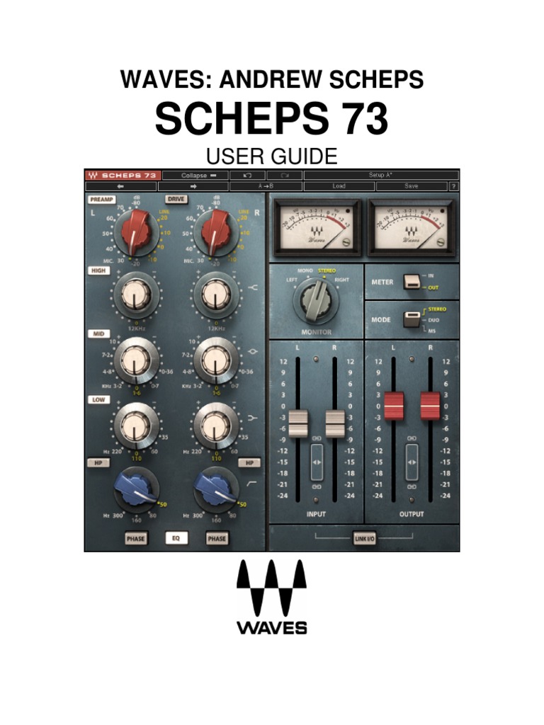 Scheps 73 User Guide Overview | PDF | Equalization (Audio) | Microphone