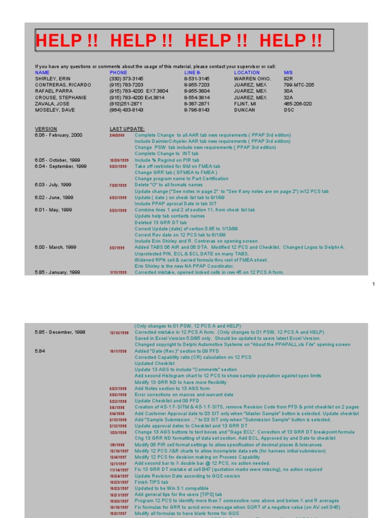 Ppap Caja 24 950 Niv 3 | PDF | Microsoft Excel | Computer File