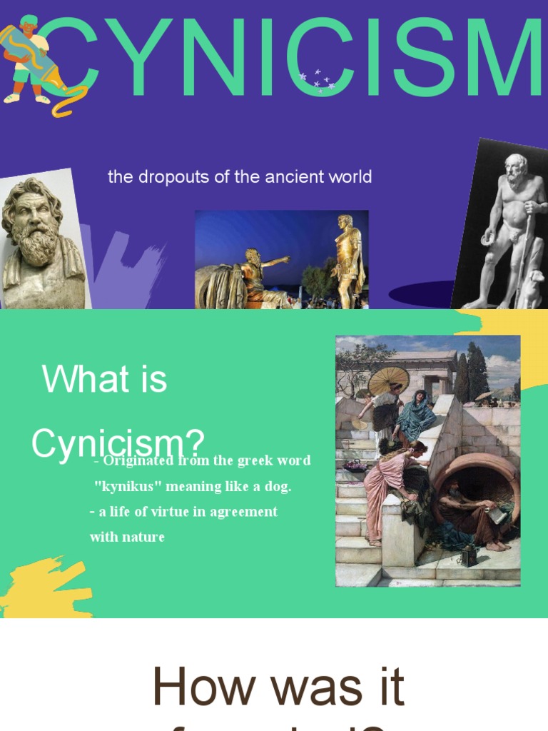 CYNICISM | PDF | Philosophy | Religion & Spirituality