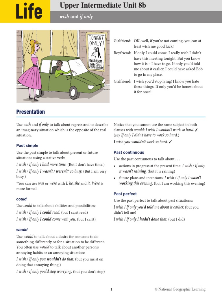 Upper-Intermediate GW 08b | PDF | Syntax | Grammar