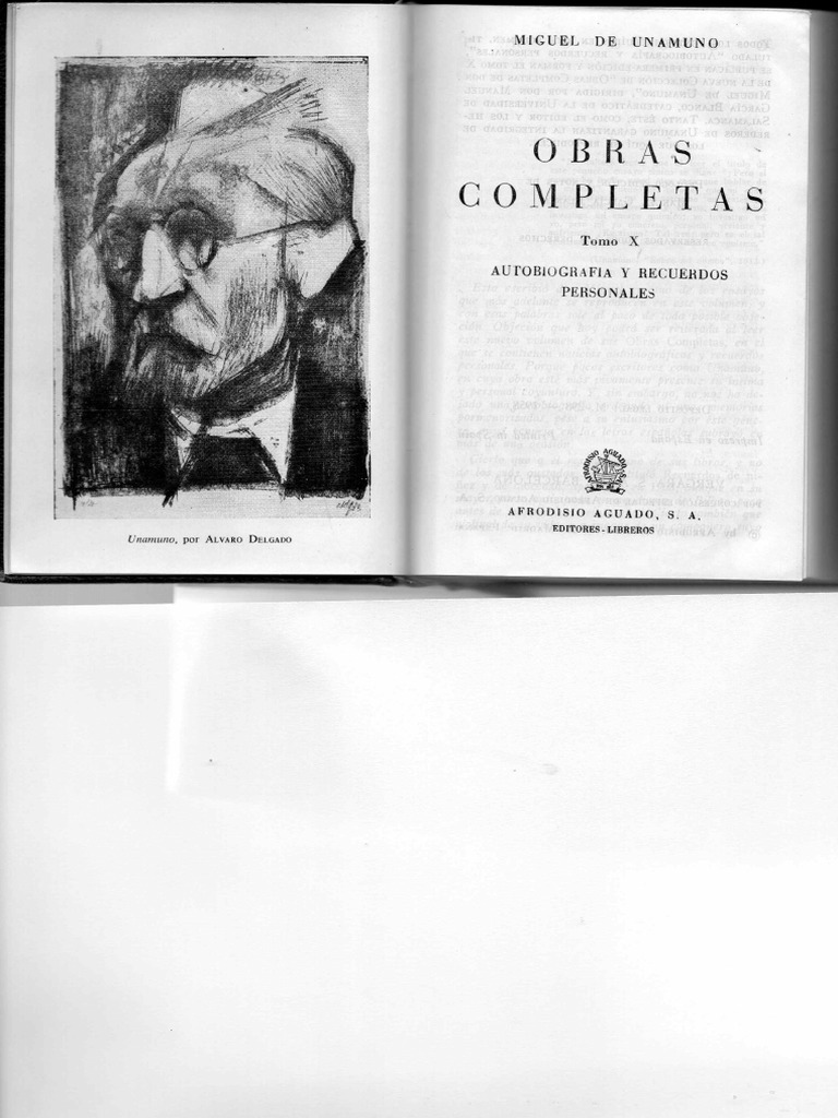 Unamuno, M.de (1958 (1933) ) - "Paz en La Guerra". OC, Vol.x, pp.980 ...
