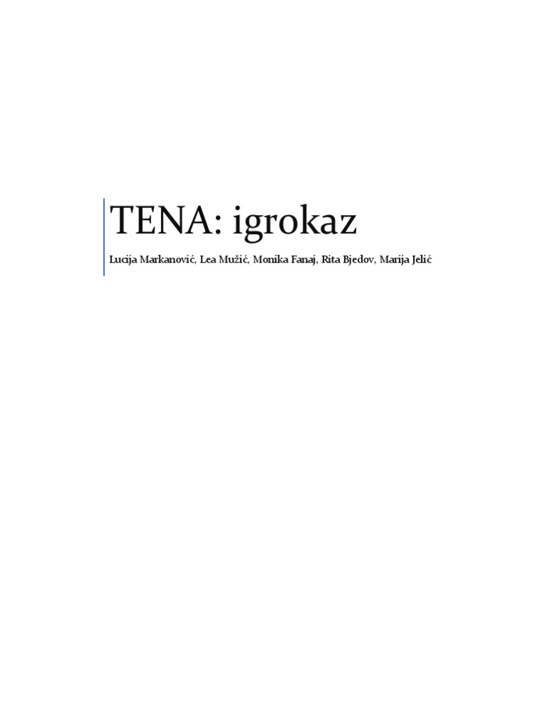 Tena Skripta Real-2 | PDF