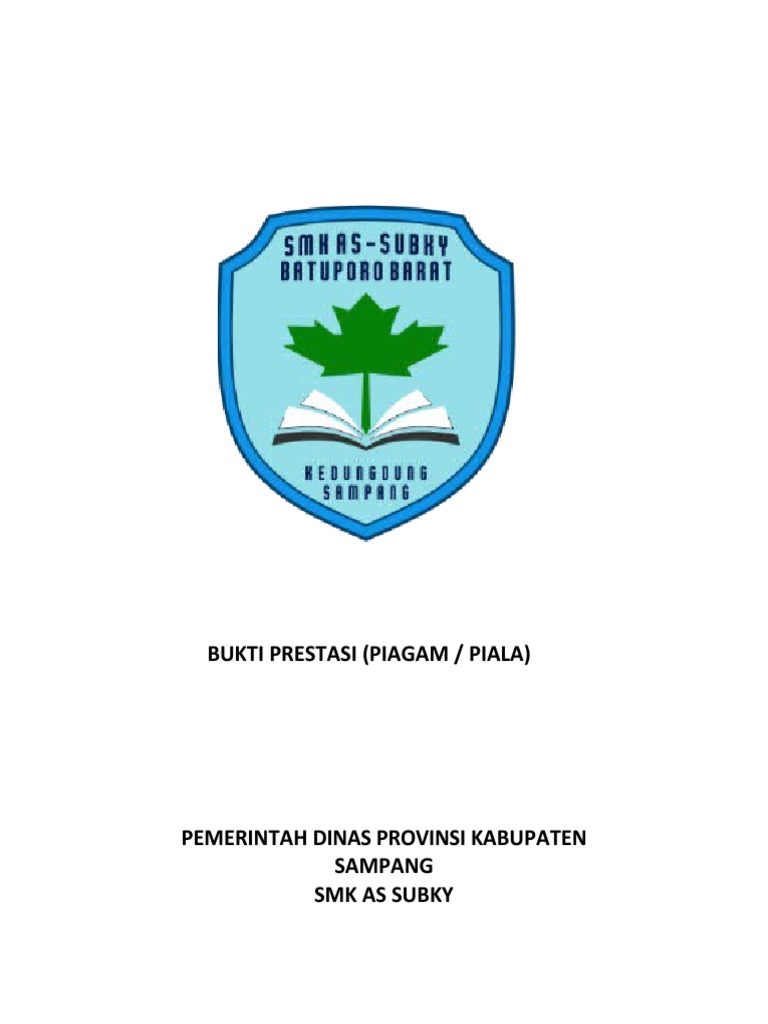 53. Sertifikat prestasi, foto piagam piala medali | PDF