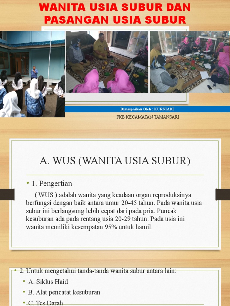 Wanita Usia Subur Dan Pasangan Usia Subur | PDF | Pengembangan Diri ...