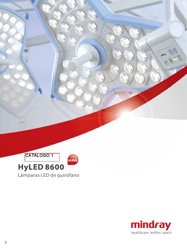Lampara LED - HyLED - 8600 - Mindray | PDF | Diodo emisor de luz | Cirugía