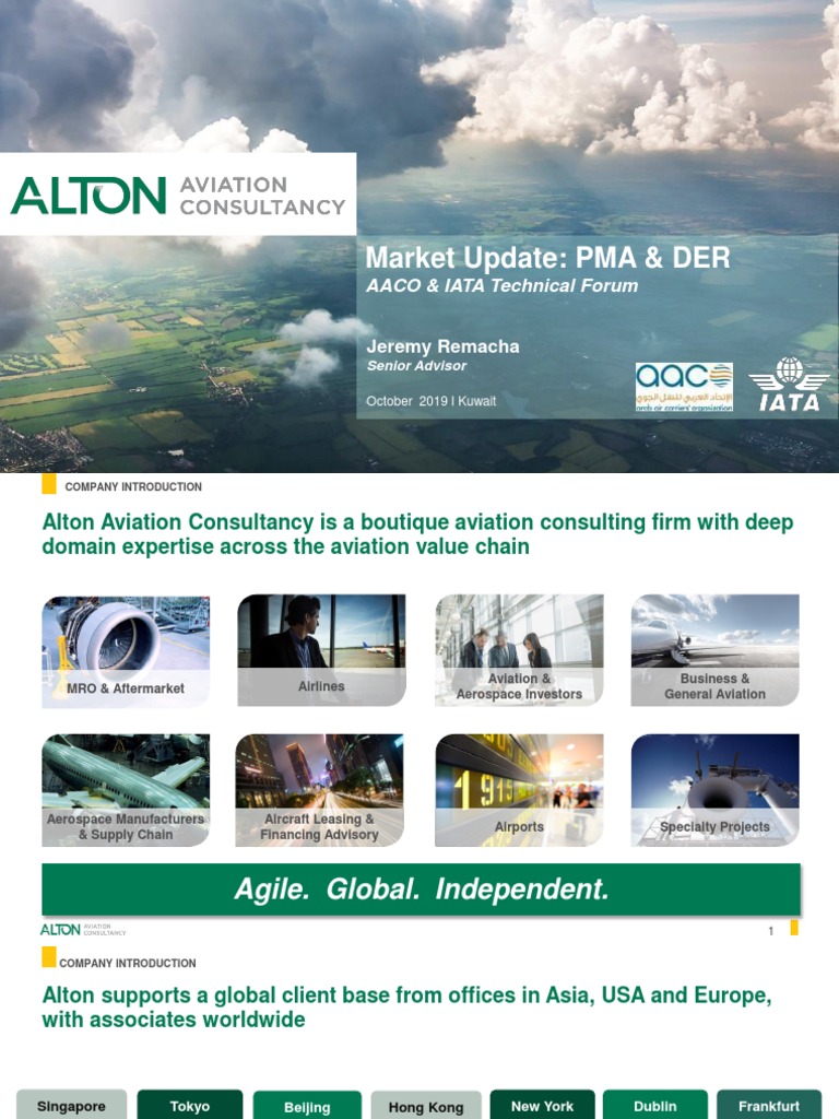 PMAs and DERs by Jeremy Remacha - Alton Aviation | PDF | Airlines ...