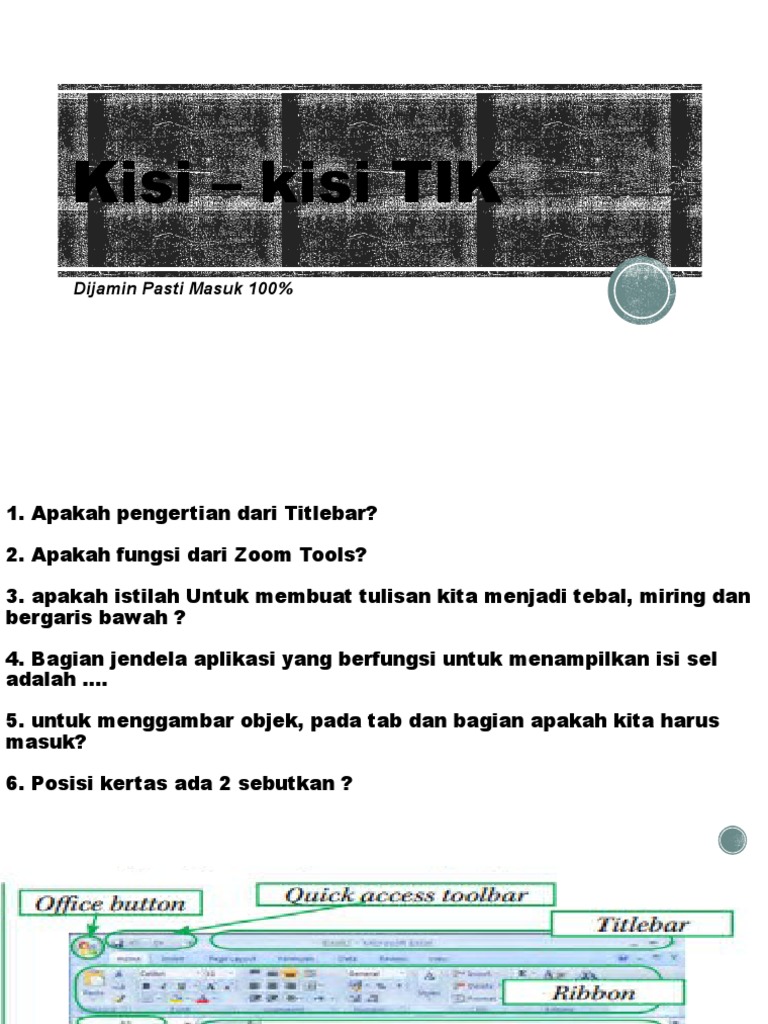 Kisi - Kisi TIK | PDF