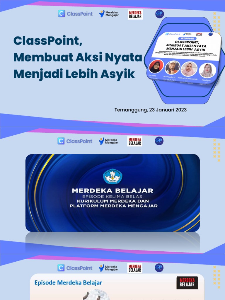 Platform Merdeka Mengajar & ClassPoint | PDF | Karier & Perkembangan | Seni
