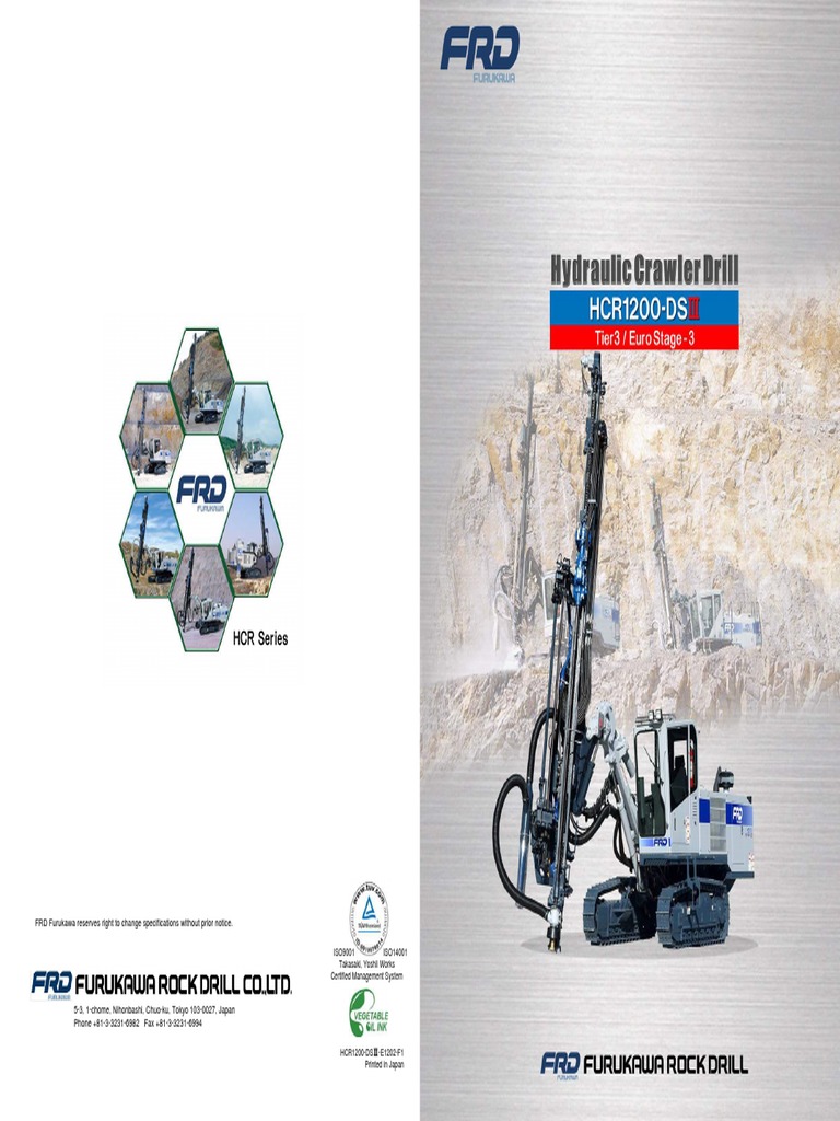 Spesifikasi HCR1200-DSIII | PDF | Engines | Diesel Engine