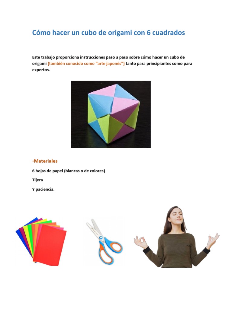 Instrucciones Para Hacer Un Sobre De Origami Kit Completo De Origami