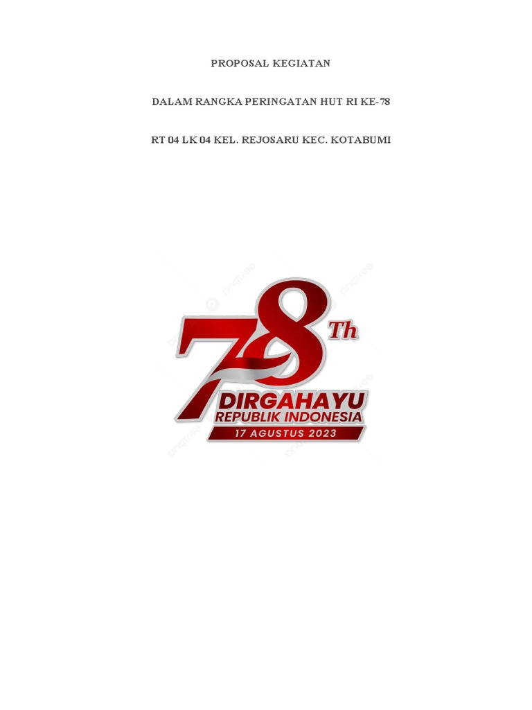 Proposal 17 Agustut | PDF