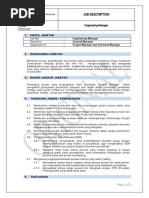 Job Desc - Admin Engineering | PDF