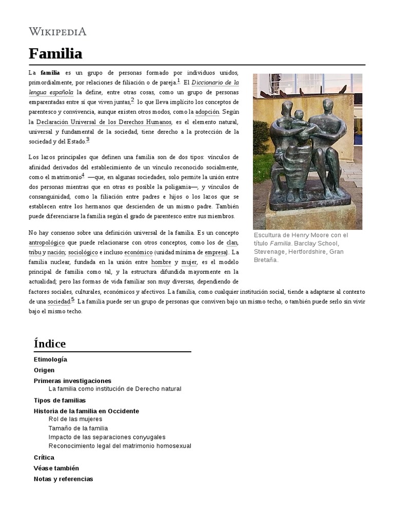 Informacion Relacionada Sobre Familia | PDF | Familia | Instituciones sociales