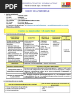 Sesion Uso de La Mayúscula y El Punto | PDF | Evaluación | Cognición