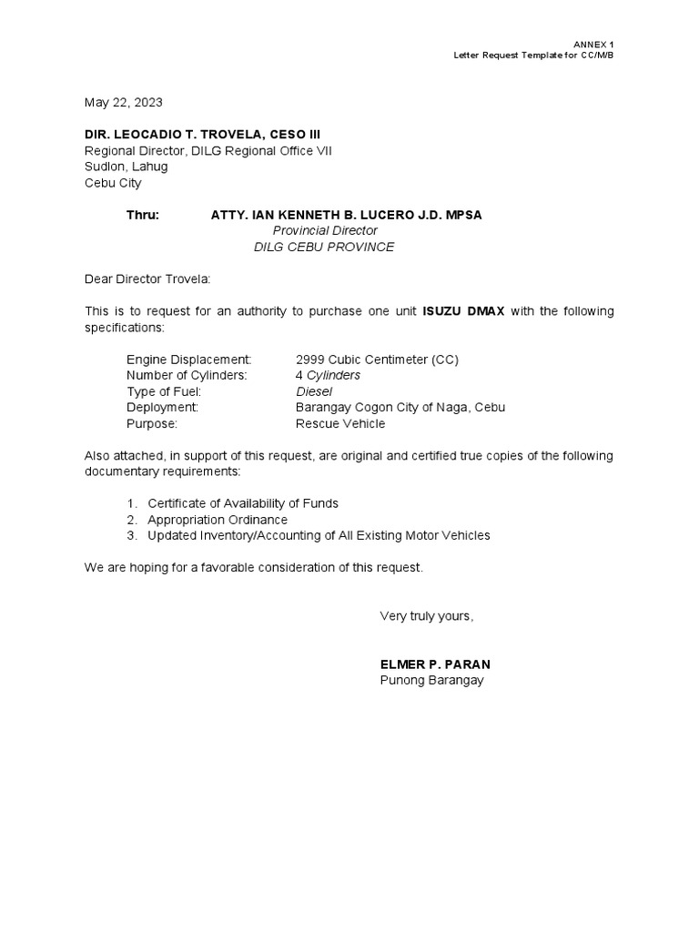 Annex-1-LCE-letter - NEW | PDF