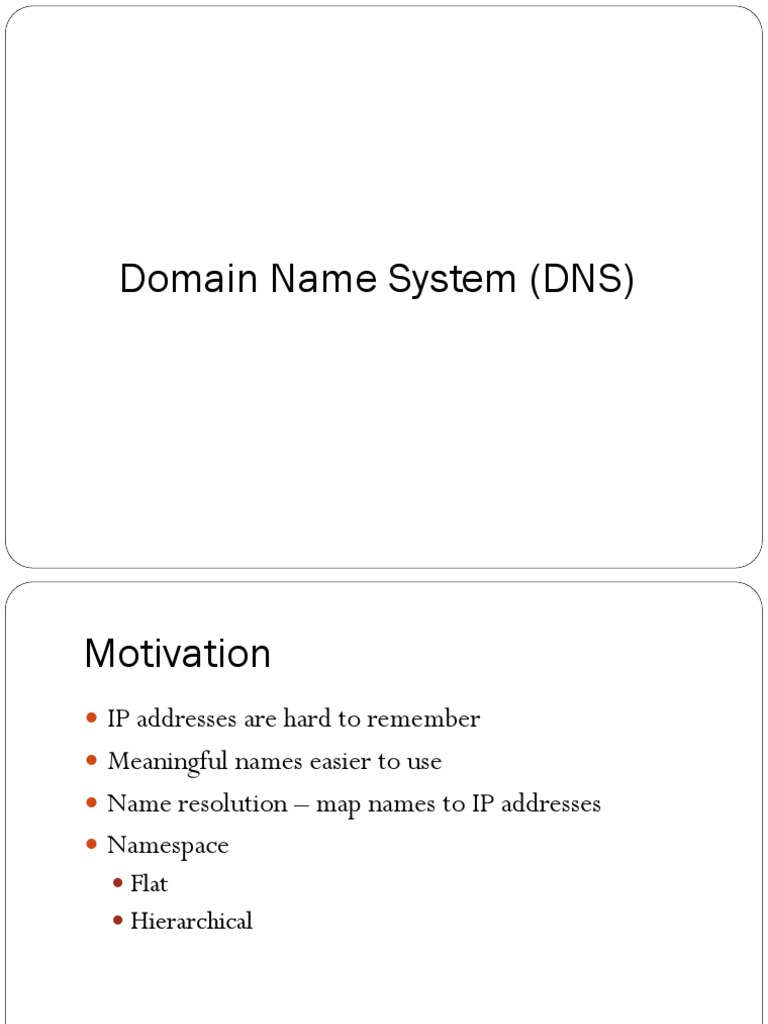 Domain Name System (DNS) | Download Free PDF | Domain Name System | Domain Name
