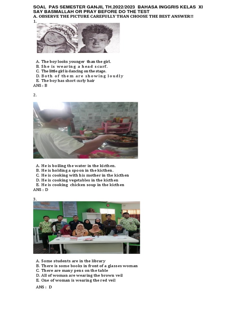 English Exam Questions for Class XI | PDF | Language Arts & Discipline ...