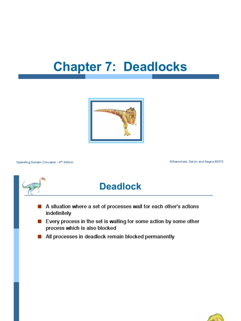 OS 11 Deadlocks | PDF | Operating System | Process (Computing)