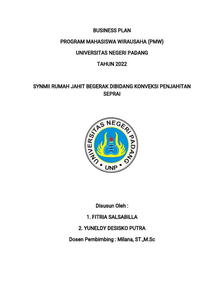 TBP 6 Laporan - Laporan Business Plan | PDF