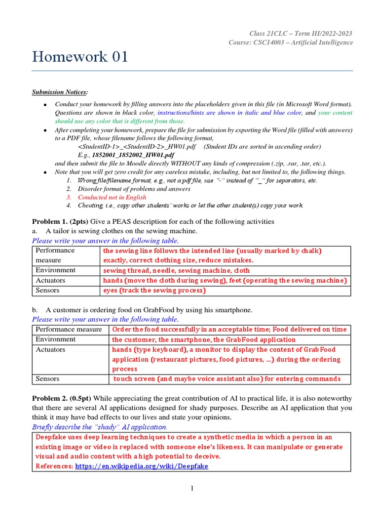 2223 CSC14003 21CLC0607 HW01 Solution | PDF | Applied Mathematics | Theoretical Computer Science