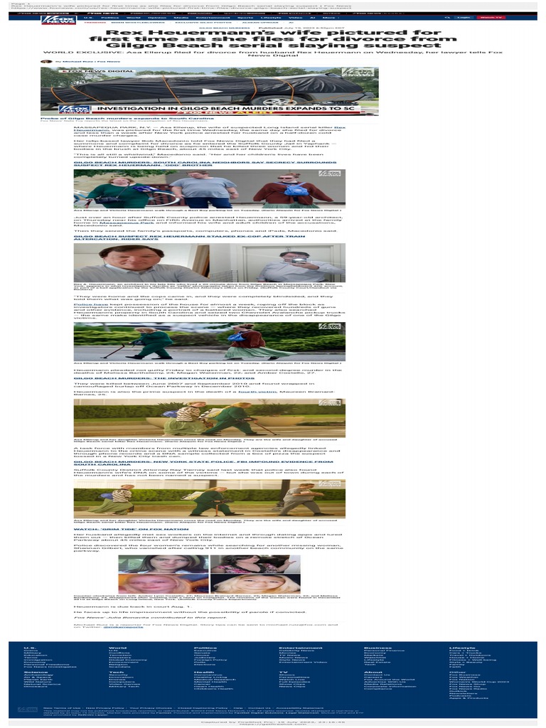 Rex Heuermann's Wife Pictured For First Time As She Files For Divorce | PDF