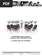 CSEC English A - Oral Presentation Notes Part 1 | PDF | Public Speaking ...