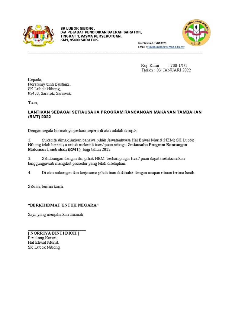 Surat Lantikan | PDF