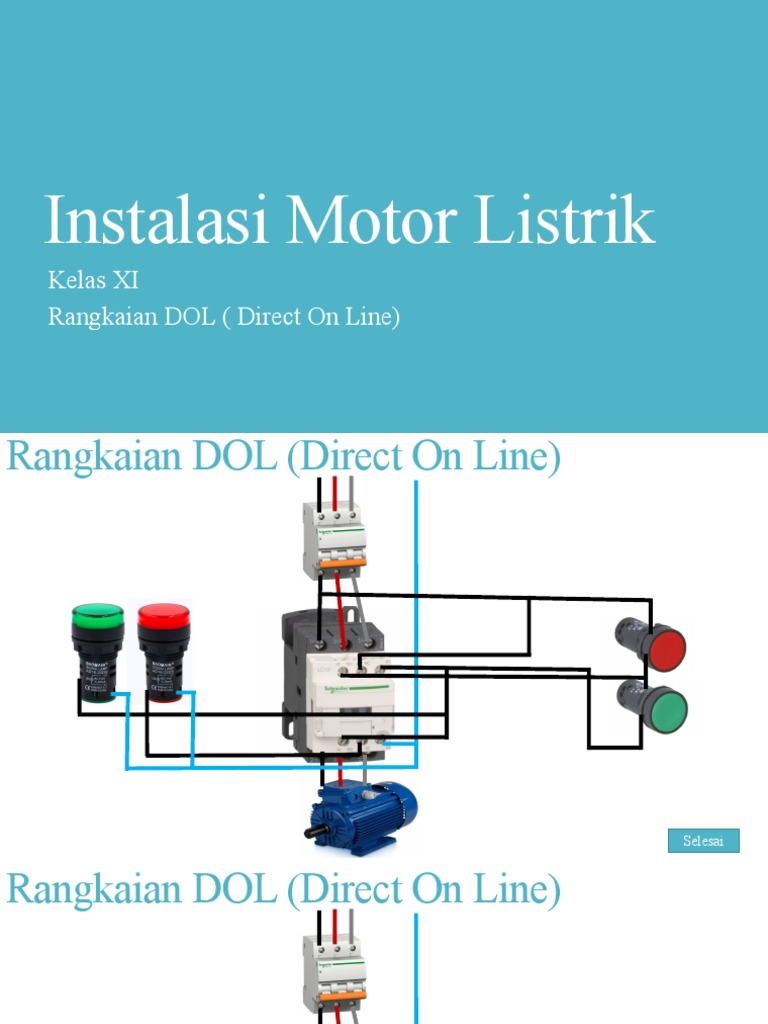 Instalasi Motor Listrik DOL | PDF | Home & Garden | Computers