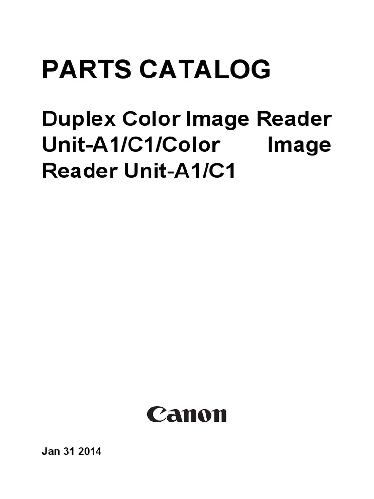 Duplex Color Image Reader Unit A1C1 PC | PDF | Technology & Engineering