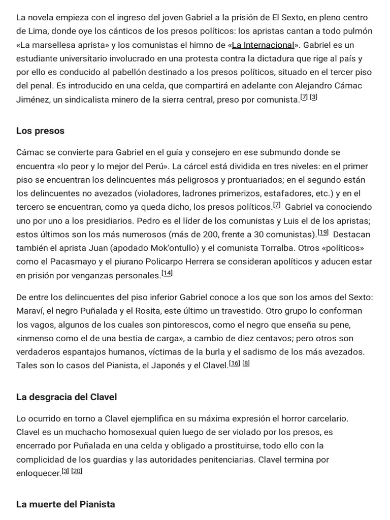 El Sexto - Wikipedia, La Enciclopedia Libre | PDF | Prisión