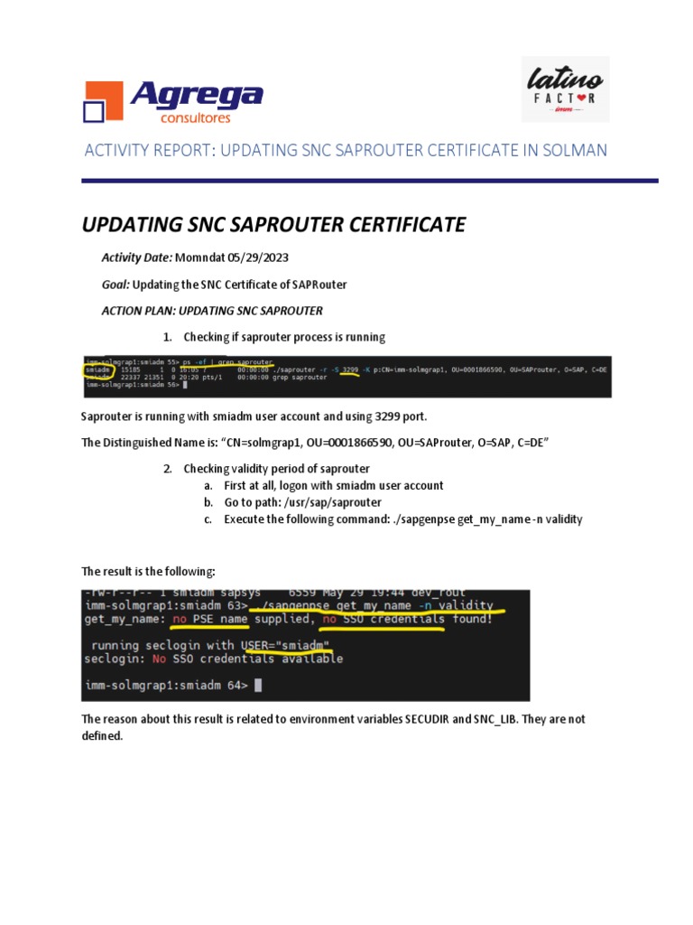 Activity Report Solman Saprouter Sapserv2 Pdf Directory Computing Computer File