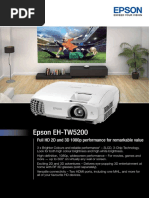 Epson CO-W01 Projector Specifications | PDF | Computers | Technology ...