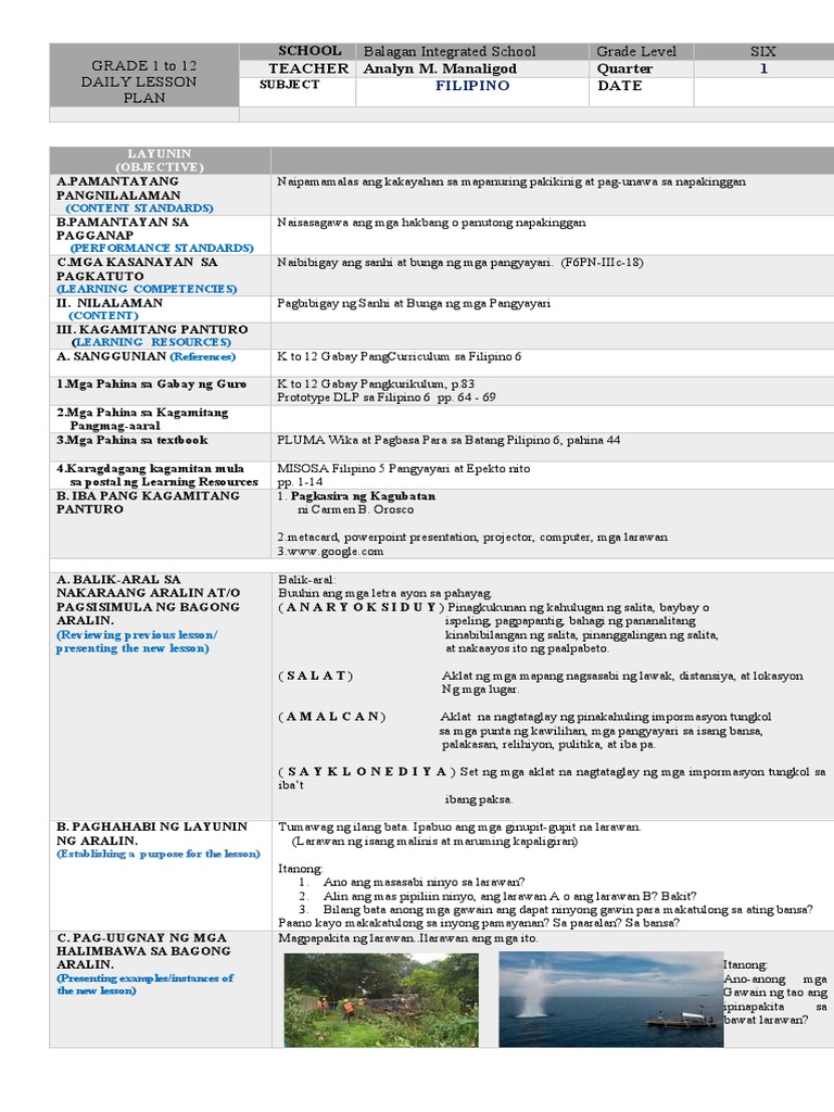 Filipino 6 Cot | PDF