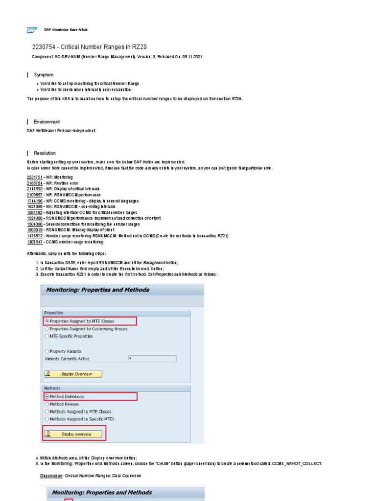 Nota SAP 2230754 | PDF | Computer Science | Software