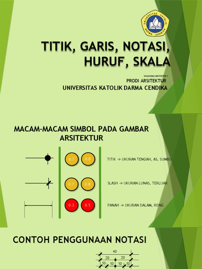 Titik, Garis, Notasi, Skala | PDF