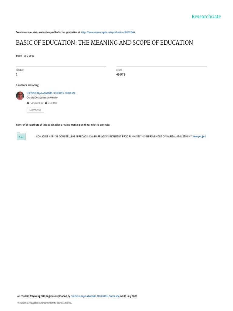 BASICOFEDUCATION | PDF | Schools | Learning
