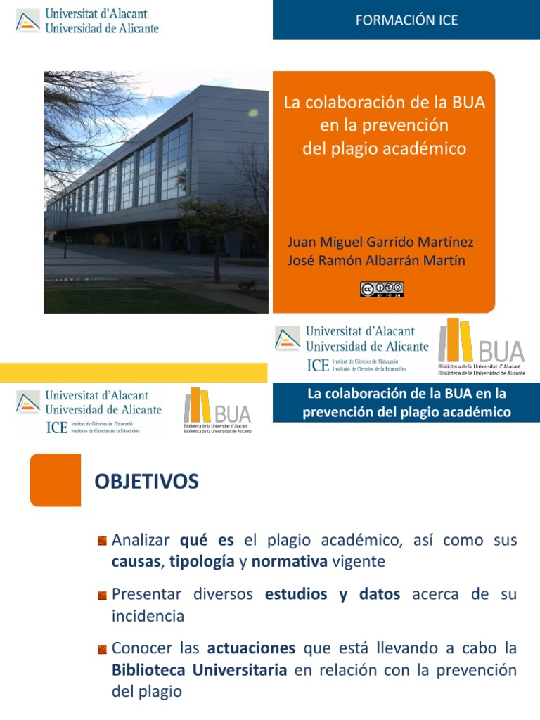 Prevención del Plagio Académico BUA | PDF | Plagio | Derecho penal