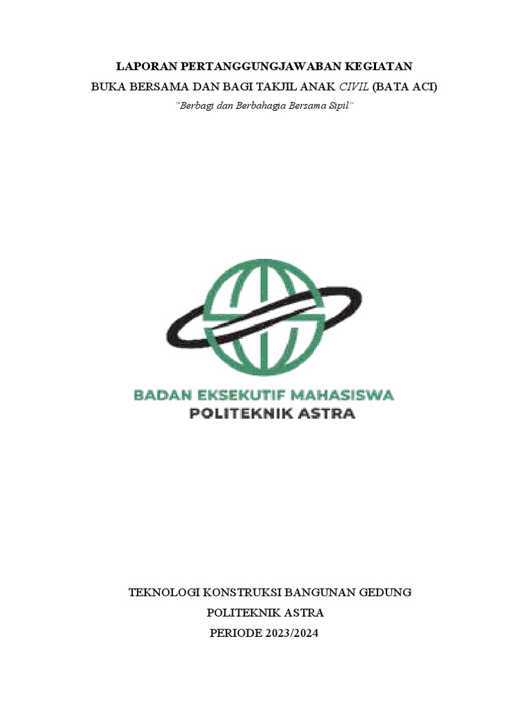 LPJ Bukber & Bata Aci 2023 | PDF