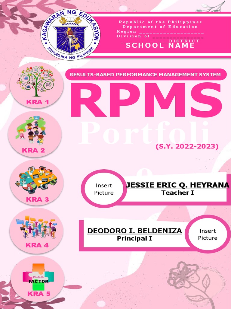 RPMS 2022 2023 Pink Design | PDF | Lesson Plan | Educational Assessment