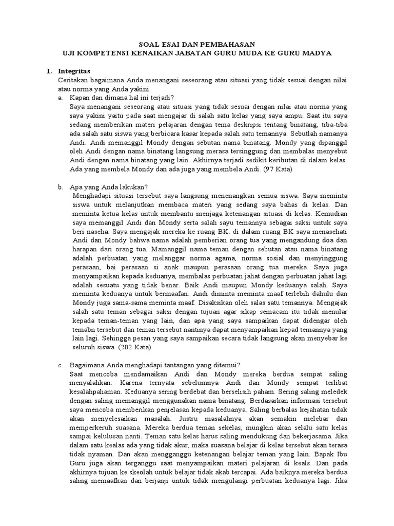 Soal UKKJ Esai | PDF