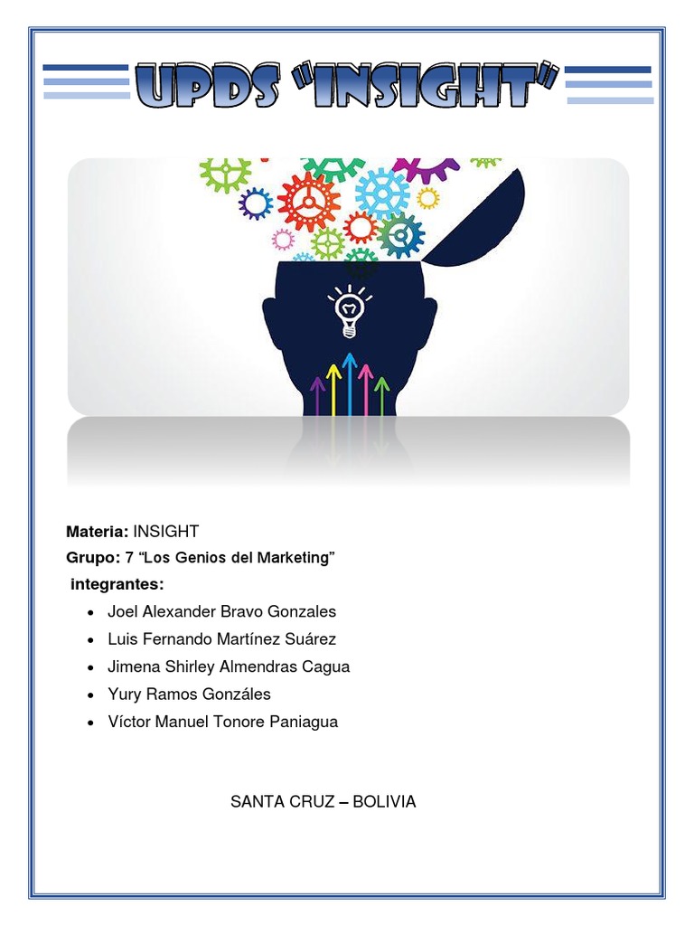 Ejemplos de Los Tipos de INSIGHT | PDF | Marketing | Marca