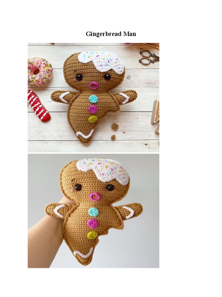 Gingerbread Man | PDF | Crochet | Sewing