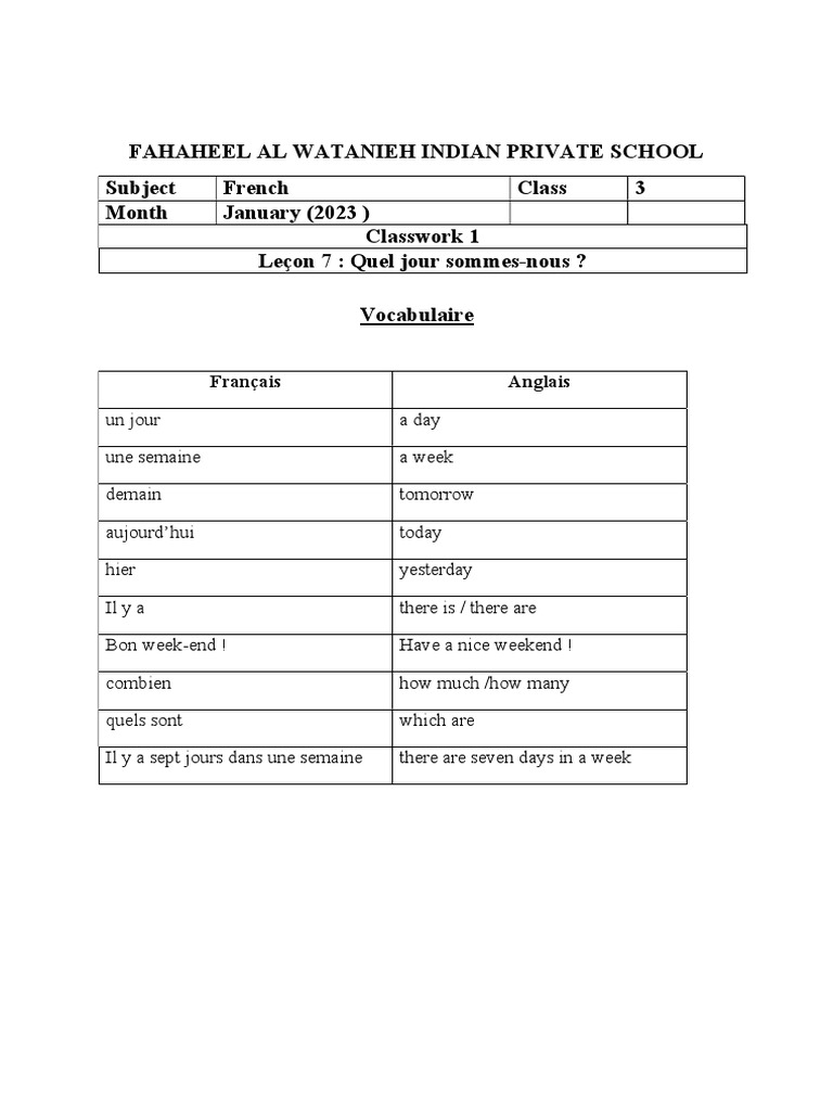 Grade 3-Lesson 7-Classwork 1 | PDF