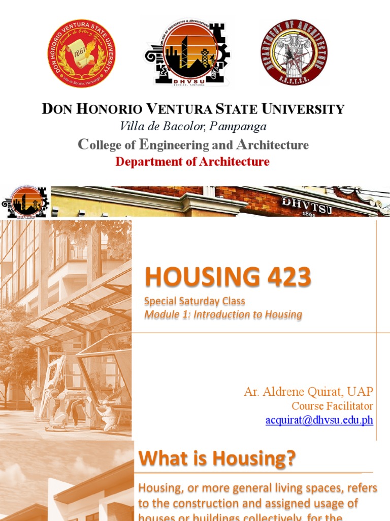 Module 1-Introduction To Housing | PDF | Welfare | Insurance