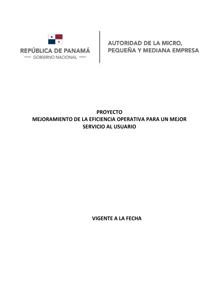 Mejora de Eficiencia Operativa en AMPYME | PDF | Pequeñas y medianas ...