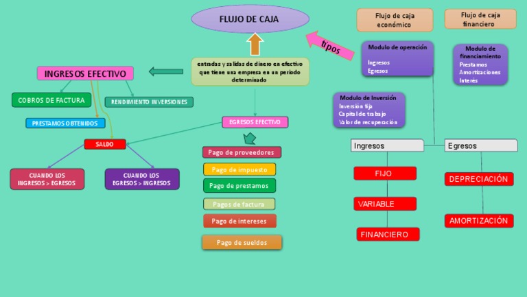 Organizador Visual de Flujo de Caja | PDF | Flujo de efectivo | Negocios económicos