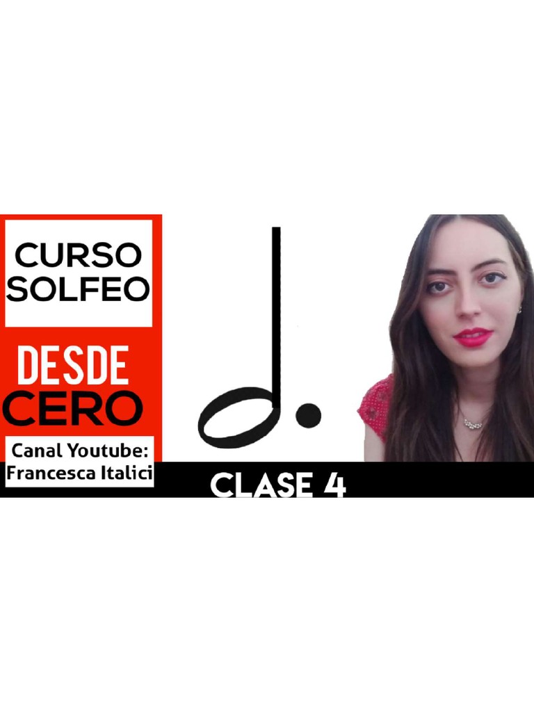 Curso Solfeo (Clase 4) | PDF Curso Solfeo (Clase 4) | PDF