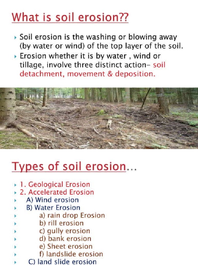 Soil Erosion | PDF