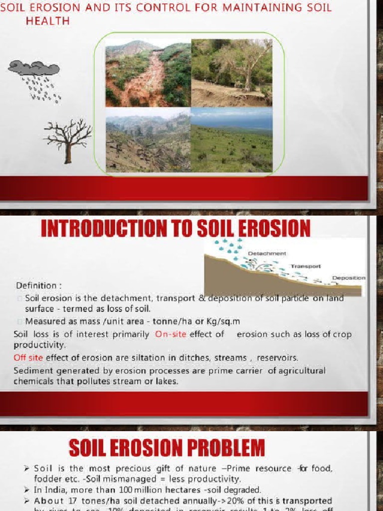 Soil Erosion | PDF
